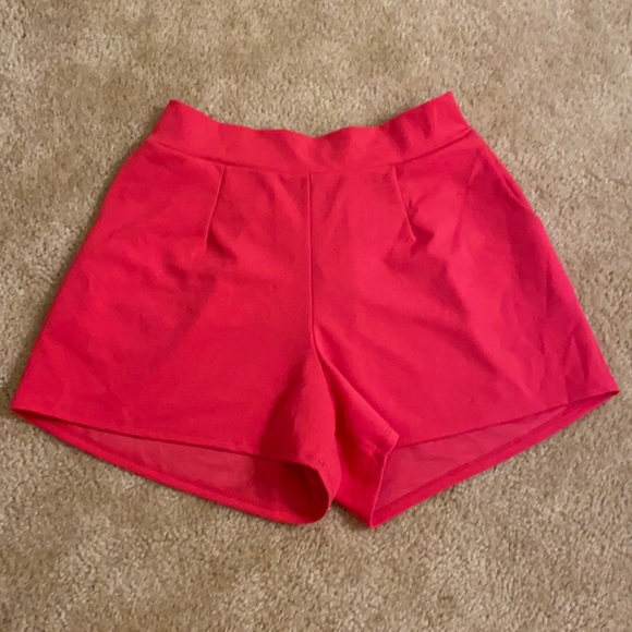 Shorts | New Hot Pink High Waist Shorts | Poshmark